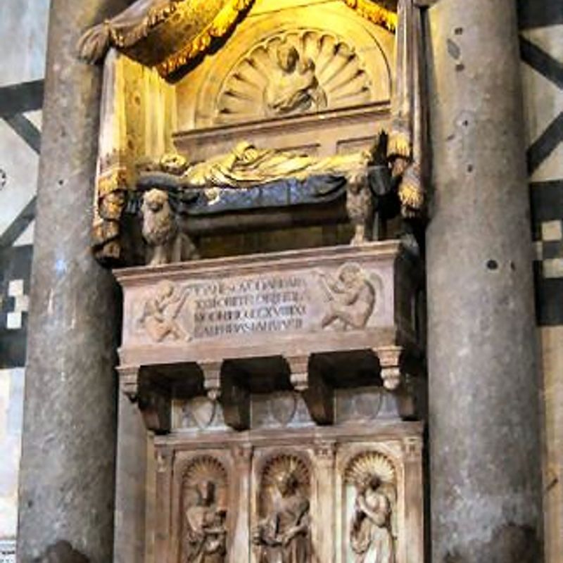 Tomb of Antipope John XXIII - Sepulchral monument in Florence ...