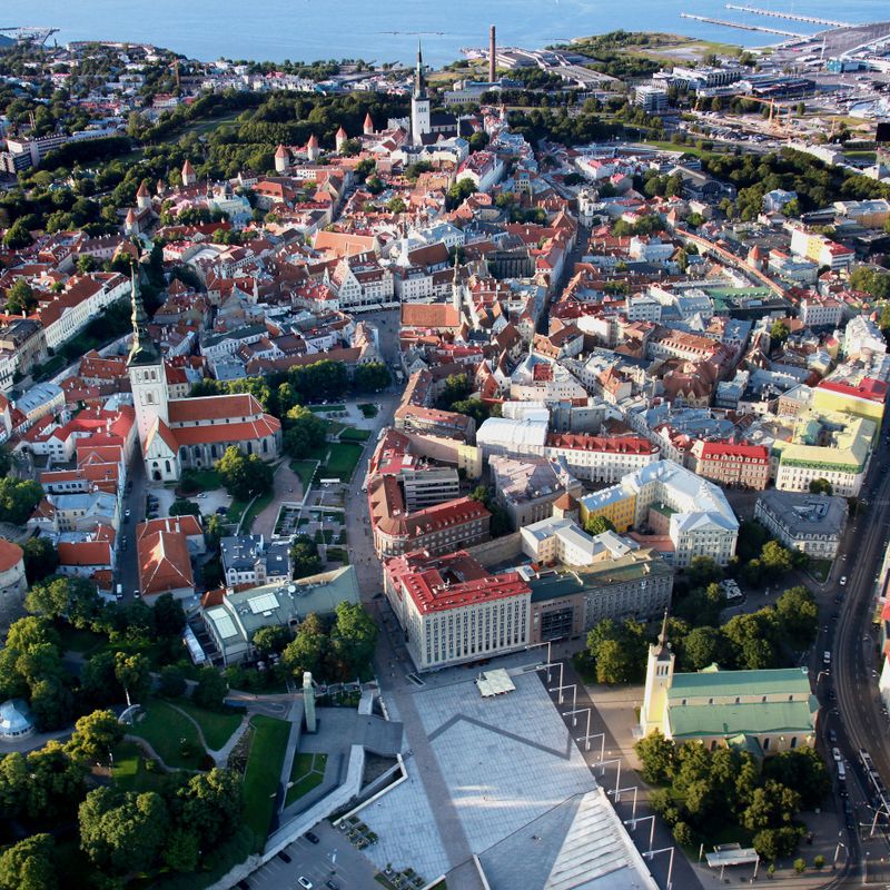 Tallinn - Ville capitale sur le Golfe de Finlande, Estonie