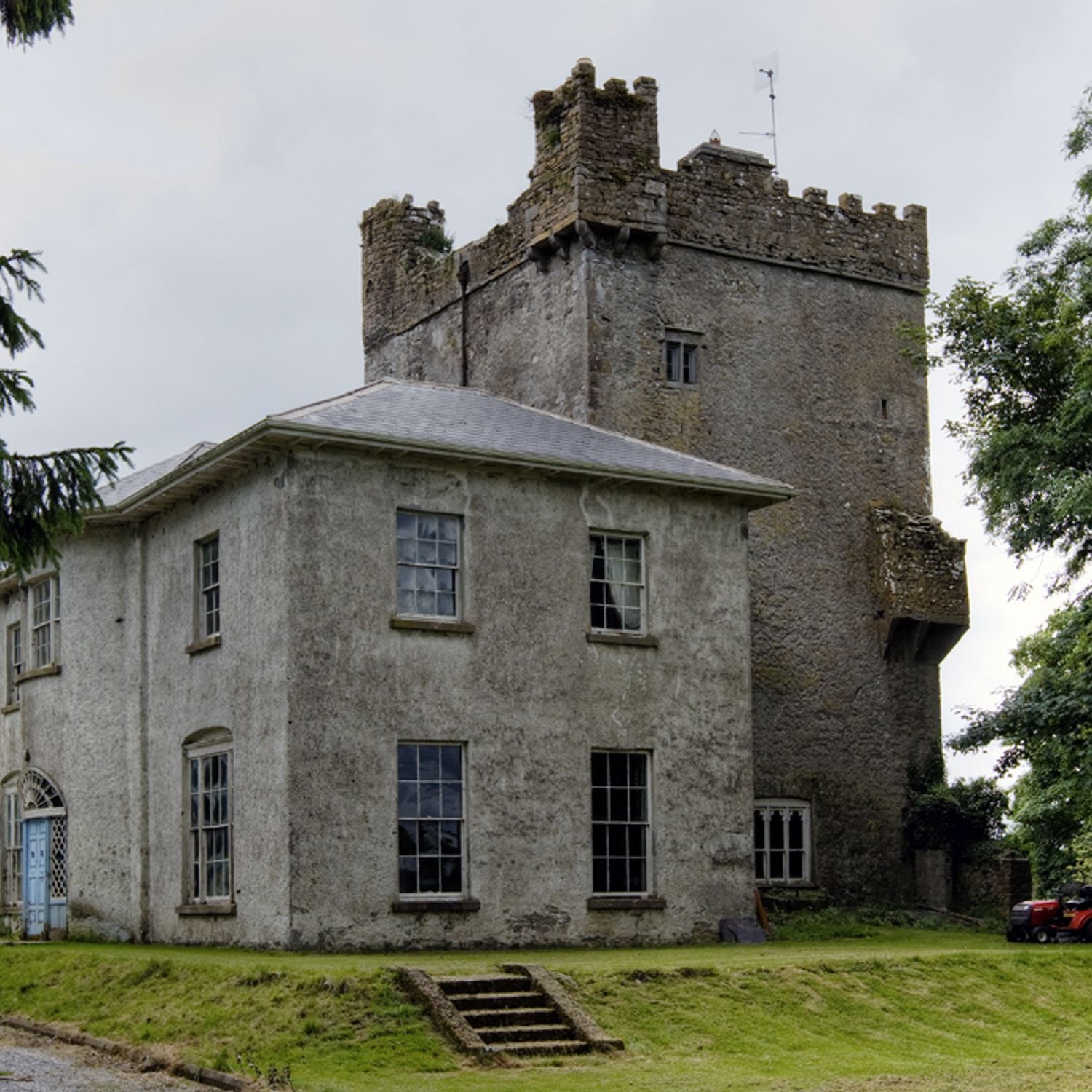 Ballymore Castle - Medieval tower house in Lawrencetown, County Galway ...